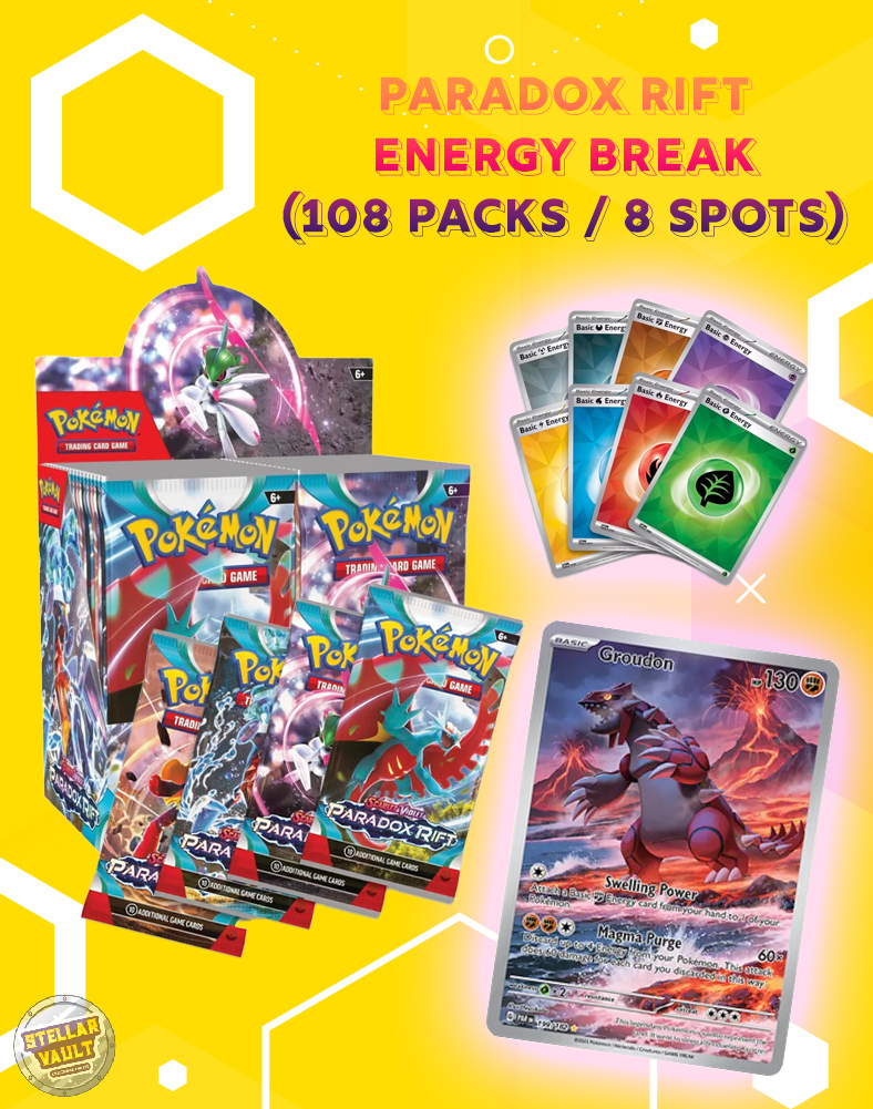 Pokemon Scarlet & Violet Paradox Rift Energy Break! – Stellar Vault
