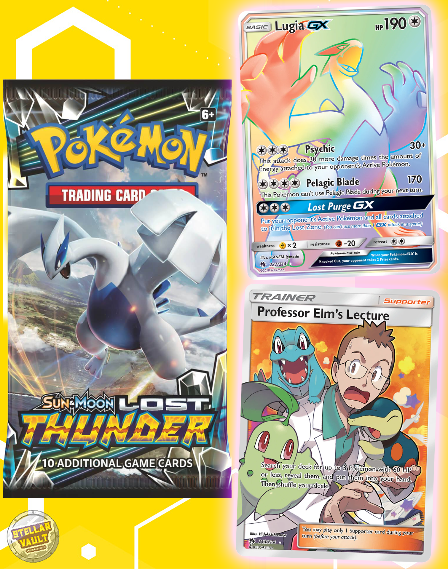 Pokemon Sun & Moon Lost Thunder Booster Pack – Stellar Vault